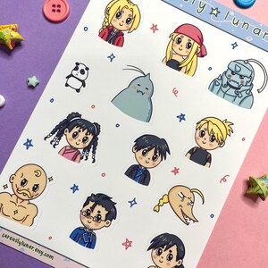 Anime Sticker Sheets | Chemistry | Kawaii Stickers | Japanese Animation ...