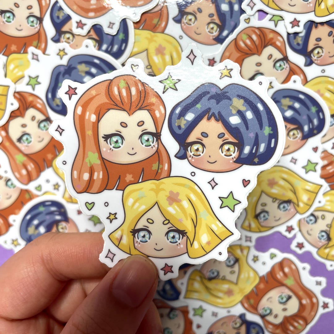 Spy Girl Vinyl Sticker | Y2K Cartoon | Girl Power Sticker | Cute ...
