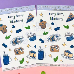 Very Berry Blueberry Stickers Planner Stickers Berry Stickers Cute ...