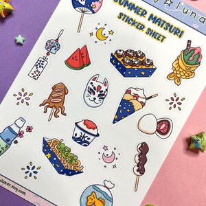 Street Food: Summer Matsuri Festival | Japanese Foodie Stickers ...