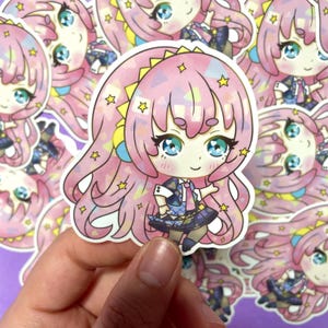 Luka Vinyl Sticker | Anime Sticker | Prosekai | Kawaii Chibi ...