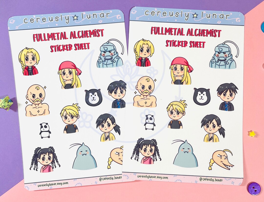 Anime Sticker Sheets Chemistry Kawaii Stickers Japanese Animation ...