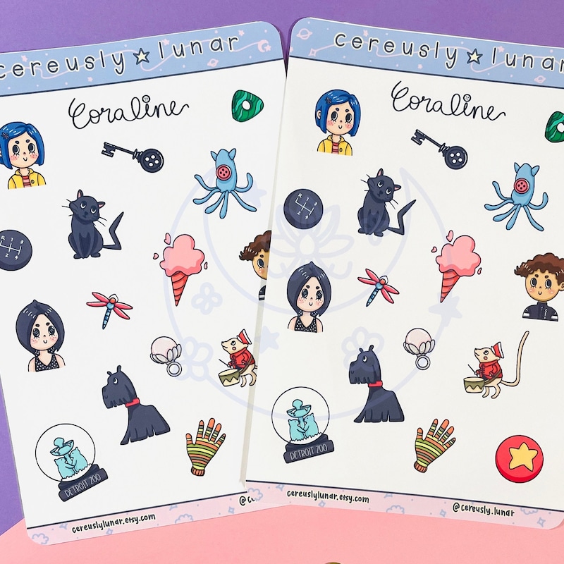 Coraline Stickers - Etsy