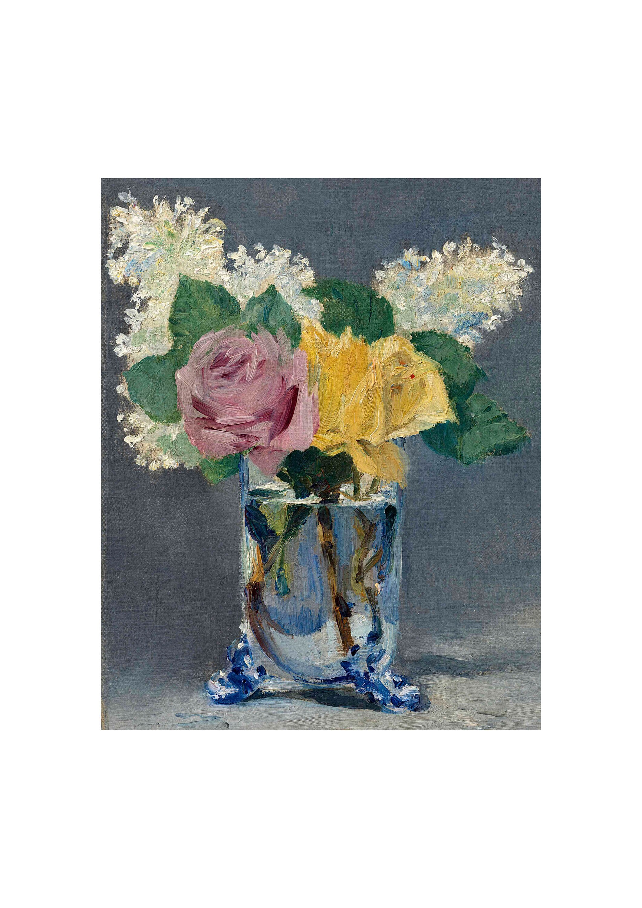 Edouard Manet : "lilacs and Roses", 1880 - Museum Quality Giclee Print ...