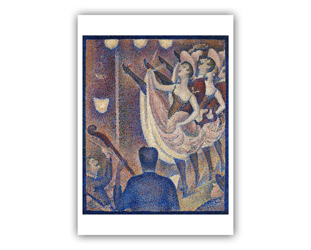 Georges Pierre Seurat: Study for Le Chahut (1889) - Museum Quality ...