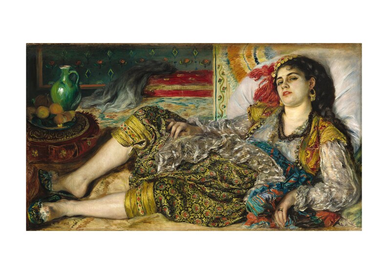 Pierre-auguste Renoir : odalisque, C. 1870 Museum Quality Giclee Print ...