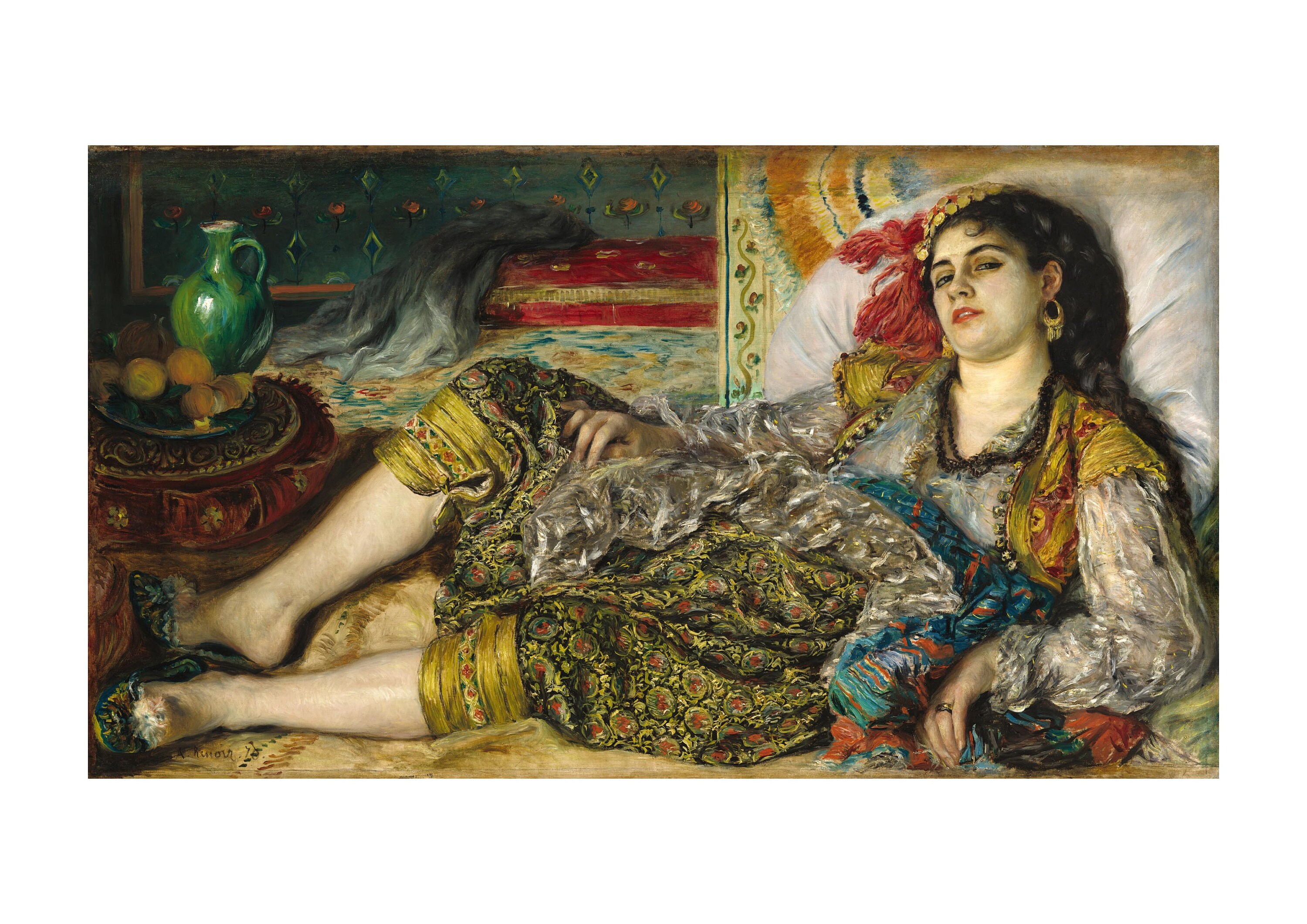 Pierre-Auguste Renoir : « Odalisque », c. 1870 - Museum Quality Giclee ...