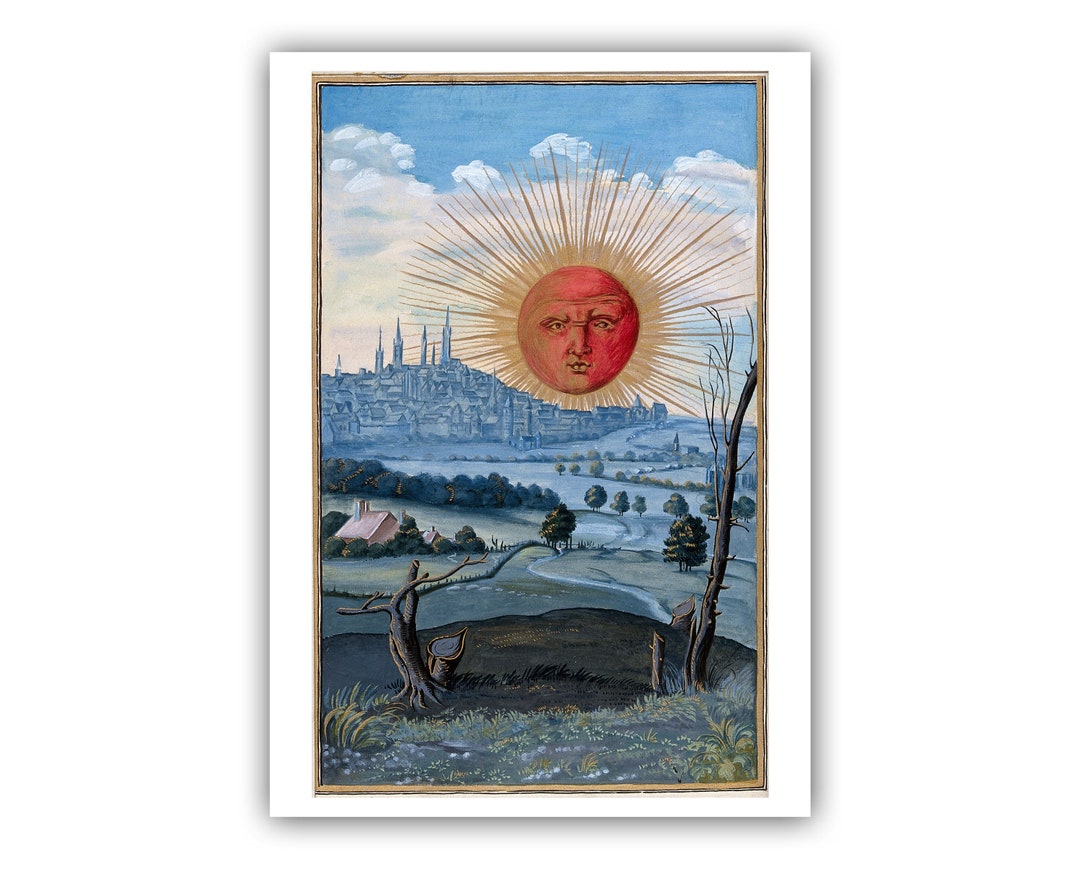 Anonym : Sun Rising over the City, from Splendor Solis, c. 16th Century ...