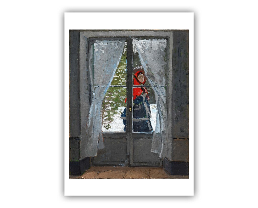 Claude Monet : the Red Kerchief (1868) - Museum Quality Giclee Print ...