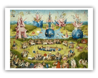 Hieronymus Bosch : the Conjurer 1502 Canvas Gallery Wrapped - Etsy