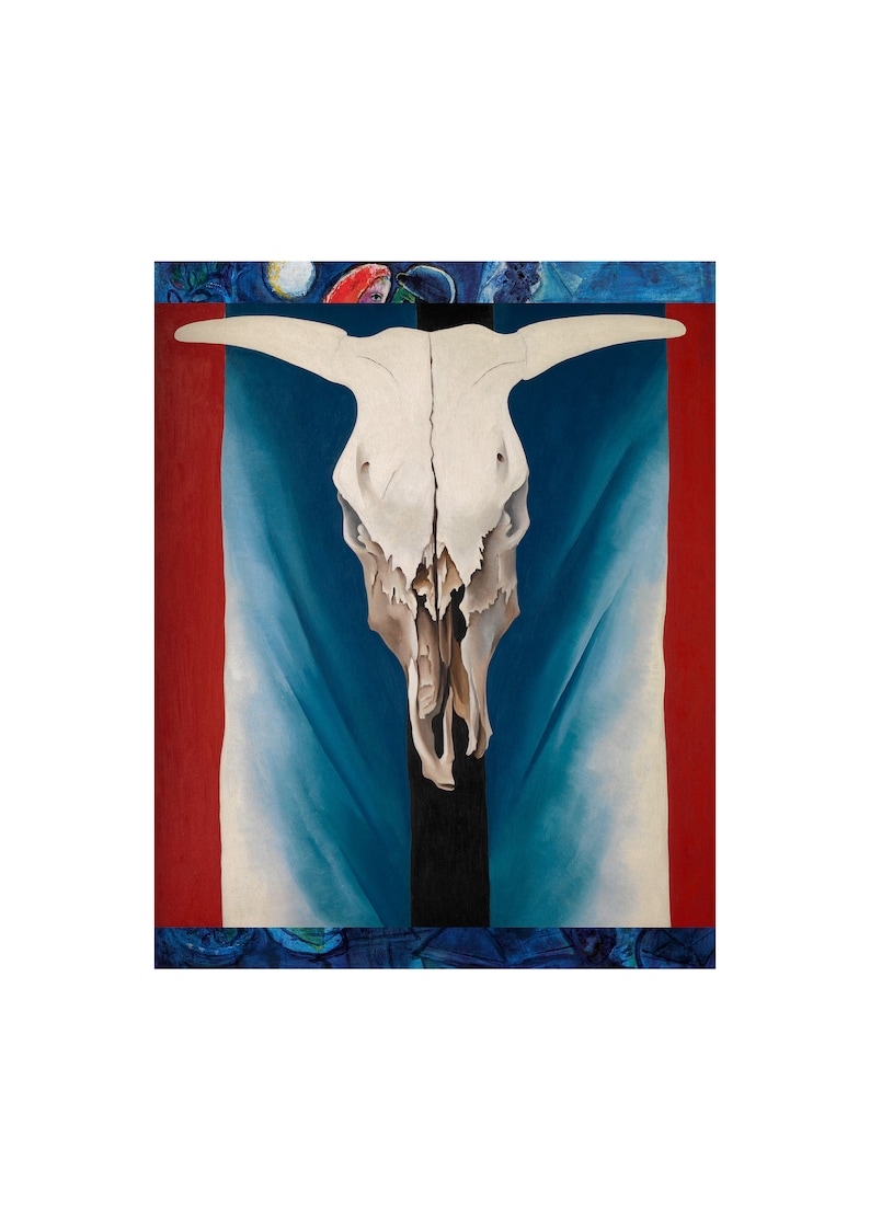 Georgia O'keeffe : "cow's Skull - Red, White, and Blue", 1931 - Museum ...