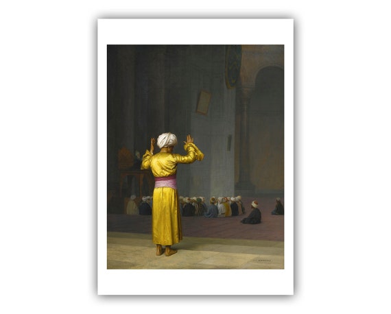 Jean-leon Gerome : Prayer in the Mosque 1879 Museum - Etsy