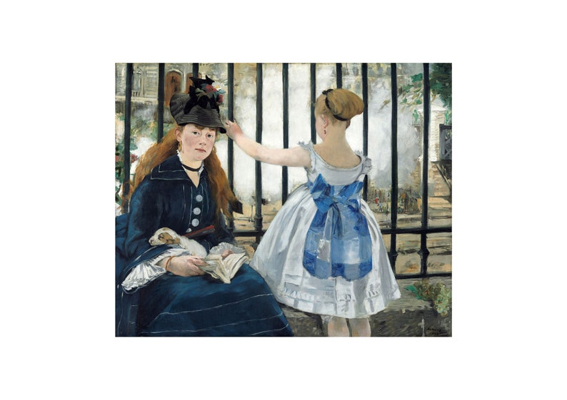 Edouard Manet : "the Railway", 1873 - Museum Quality Giclee Print ...