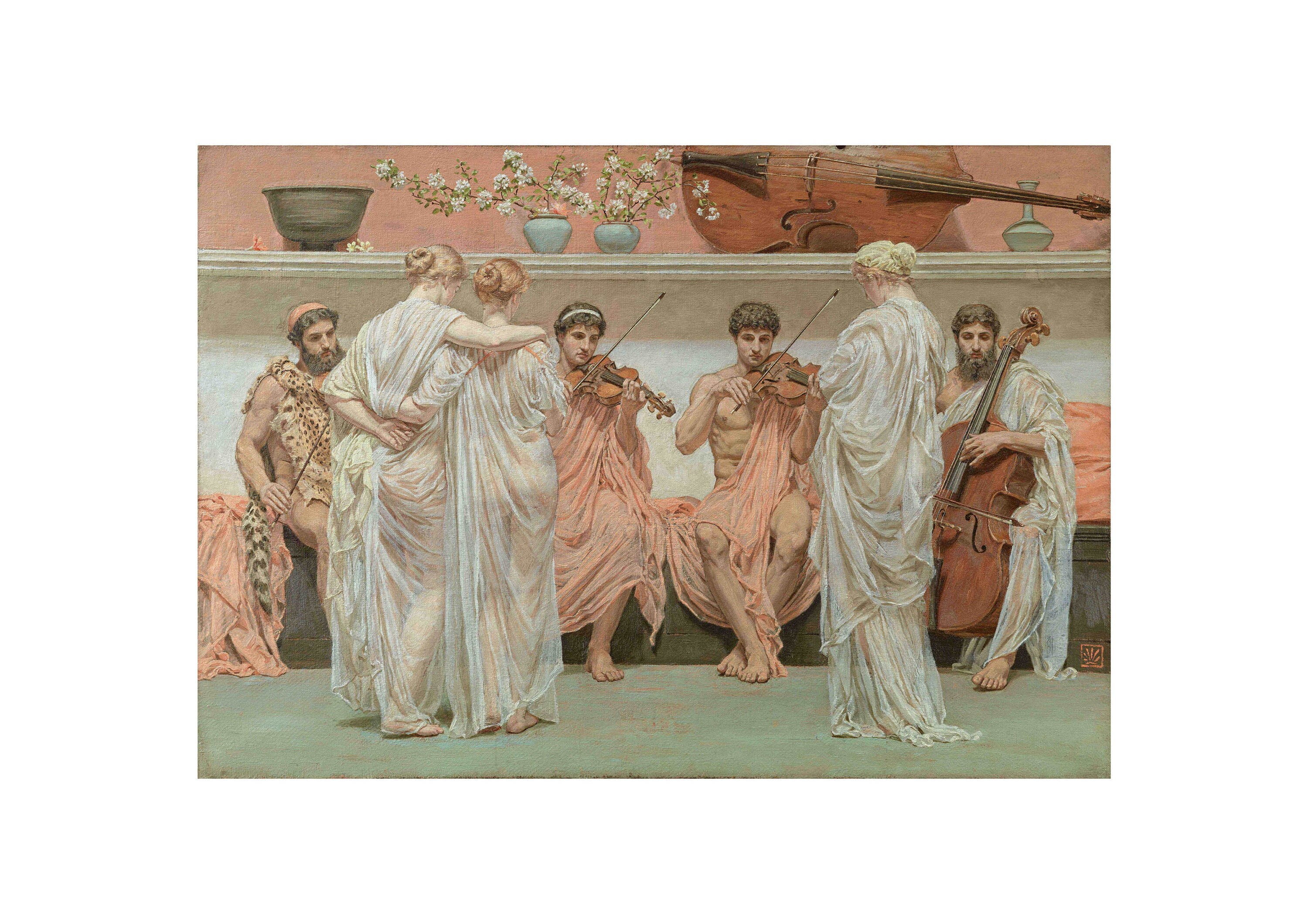 Albert Joseph Moore : the Quartet, a Painters Tribute to Music, 1868 ...