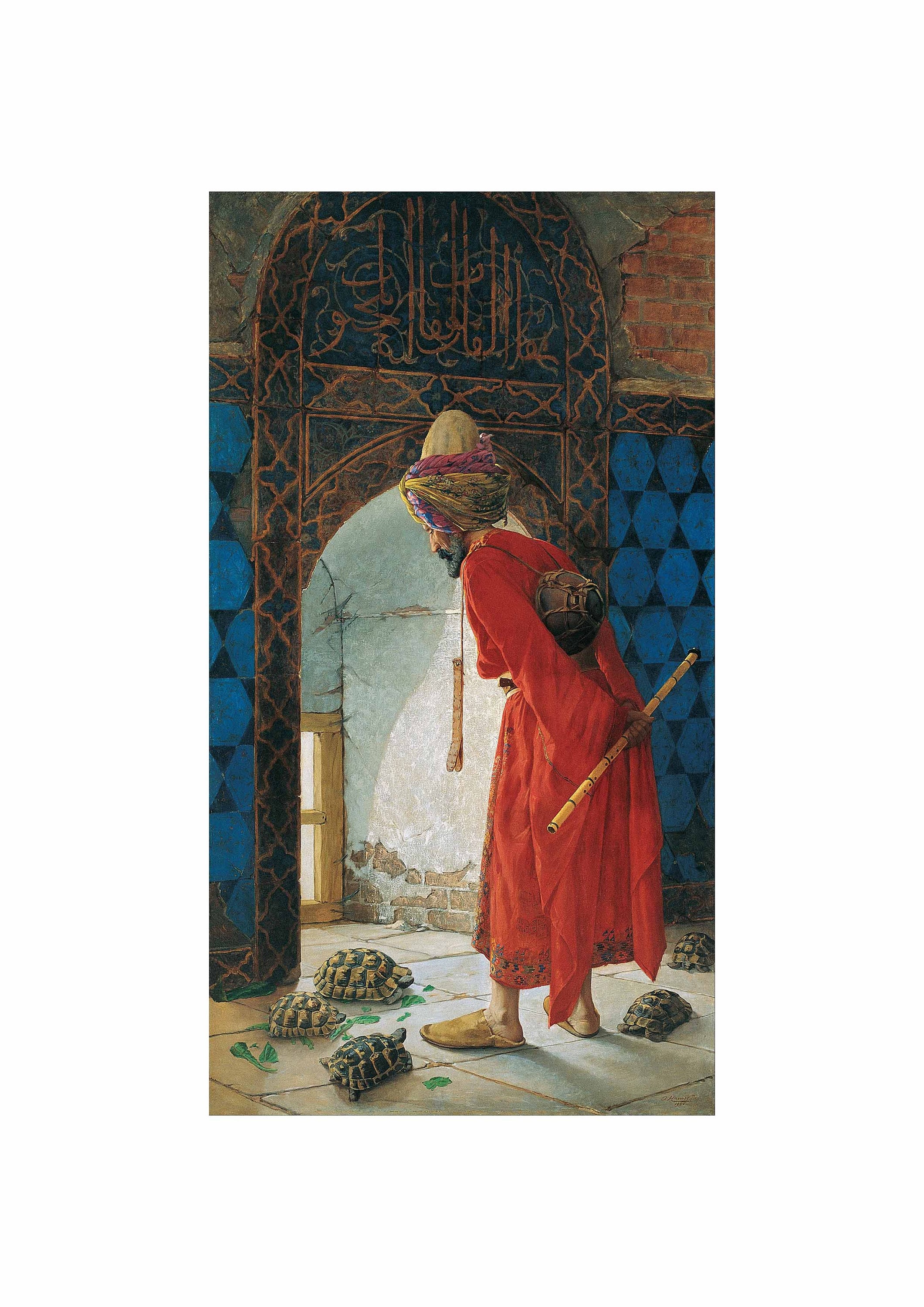 Osman Hamdi Bey : the Tortoise Trainer 1906-1907 Museum - Etsy