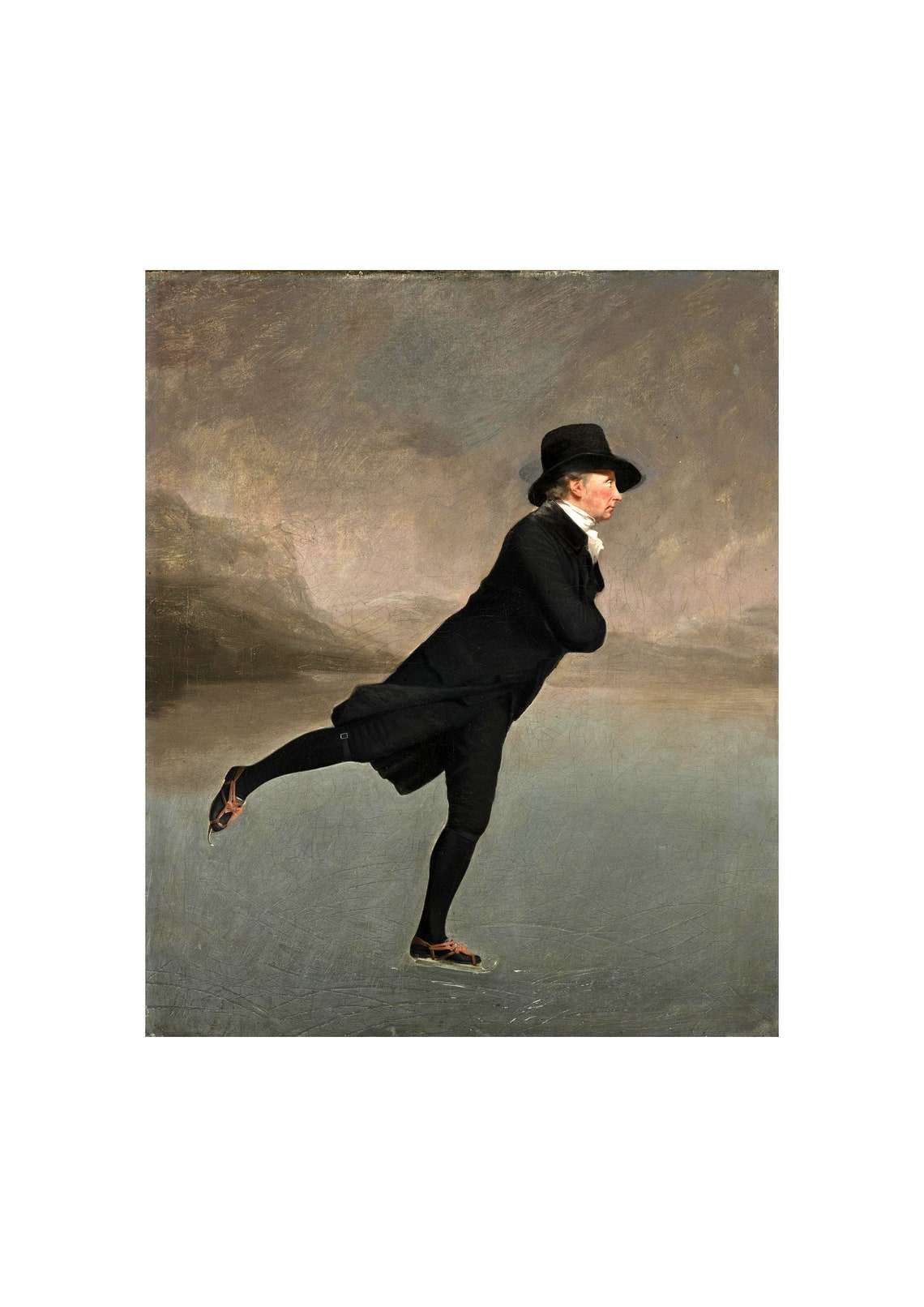 Henry Raeburn : the Skating Minister, 1790s Museum Quality Giclee Print ...