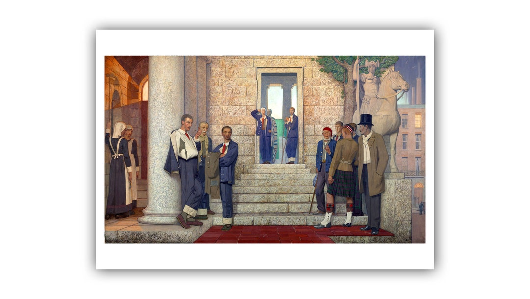 Frederick Cayley Robinson : "acts of Mercy - the Doctors I", C. 1920 ...
