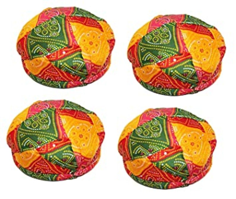 Indian Chunari Printed Hand Made Men's Safa Turban Rajasthani Turban ...