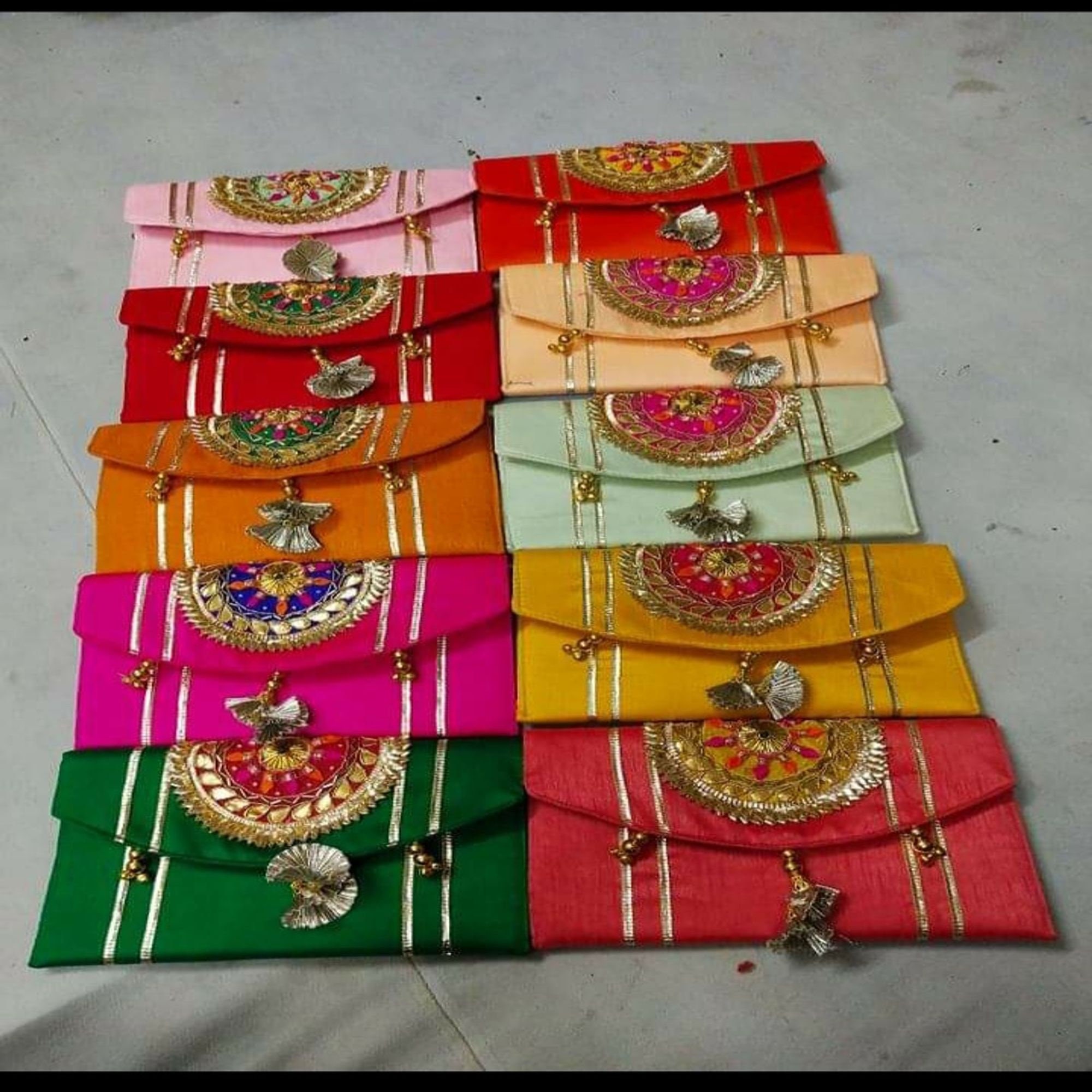 Indian Wedding Envelope, Wedding Favor, Gift Envelope, Fabric Envelope ...