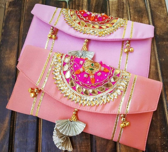 Indian Wedding Envelope Wedding Favor Gift Envelope Fabric - Etsy