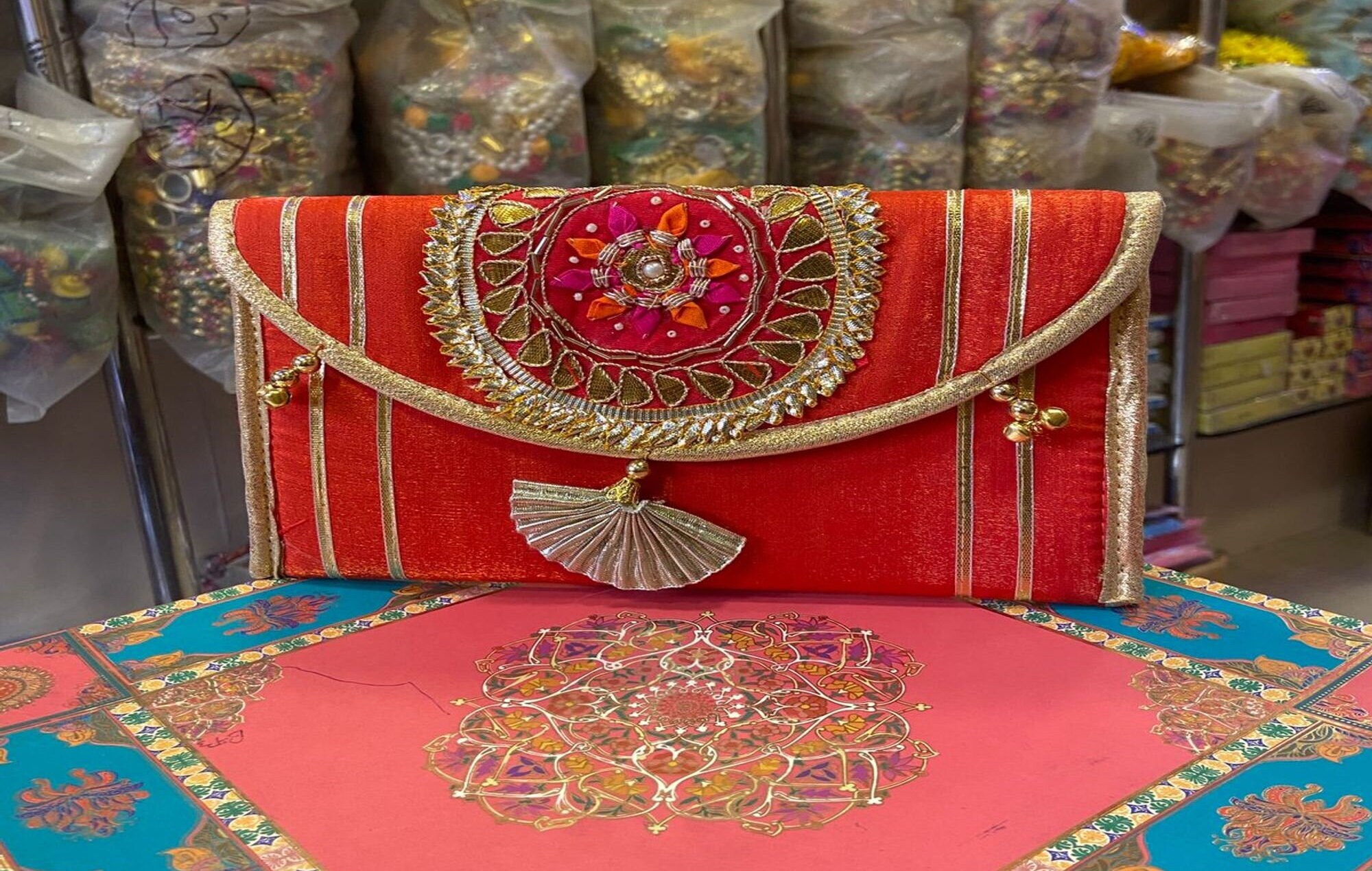 Indian Wedding Envelope, Wedding Favor, Gift Envelope, Fabric Envelope ...