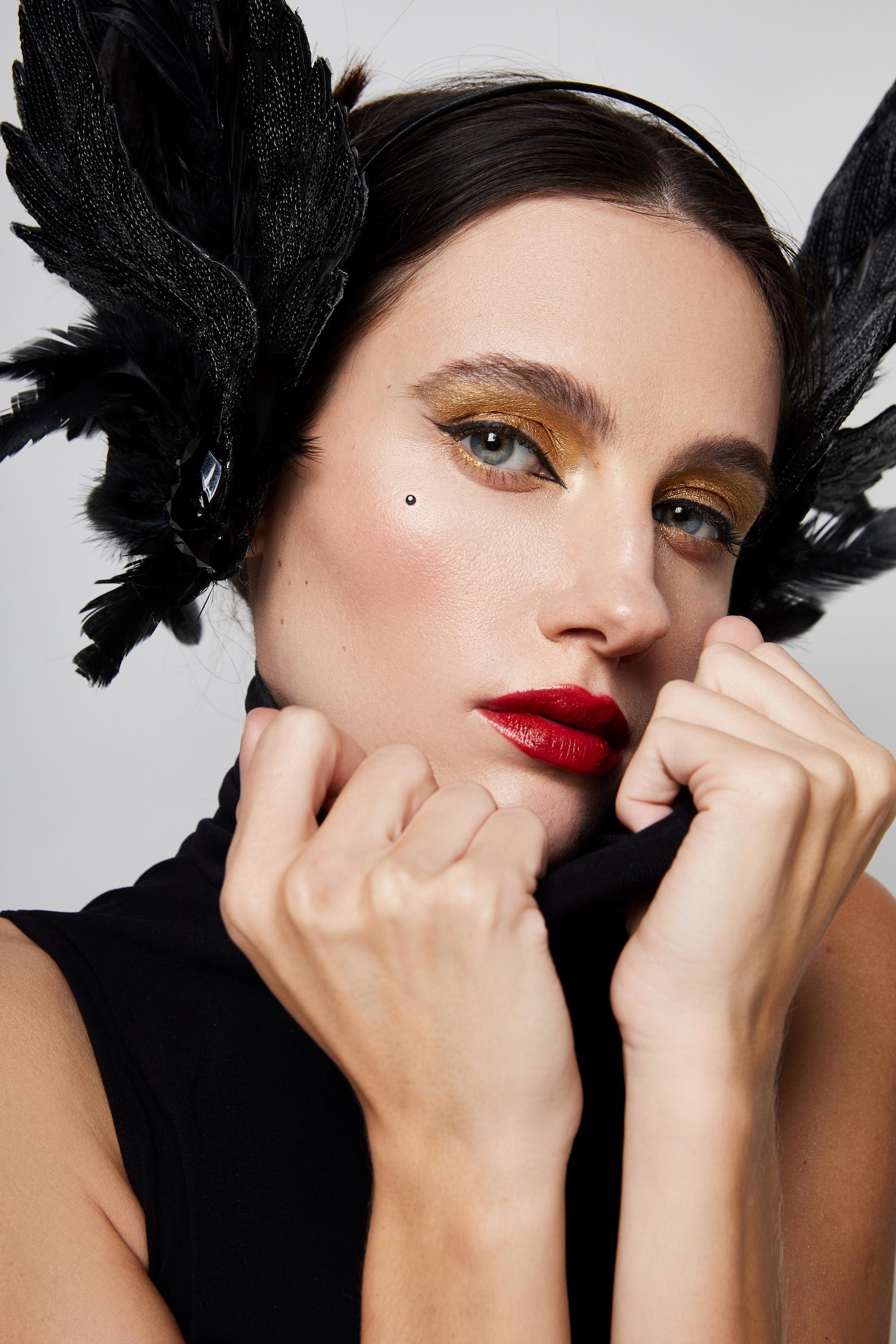 Sequin Wing Headpiece | Silver Angel Wings Crown for Halloween ...
