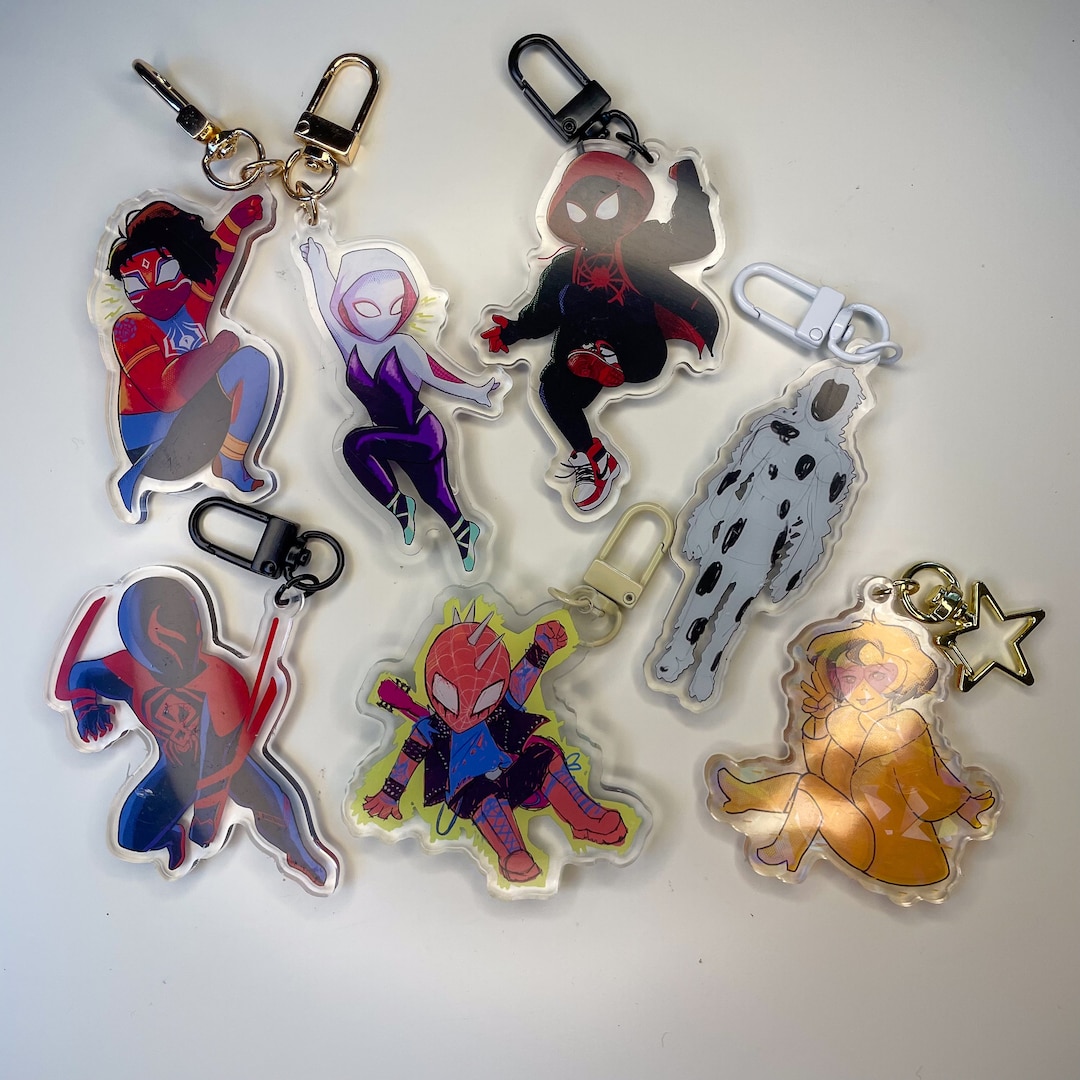Spider-society Keychains - Etsy