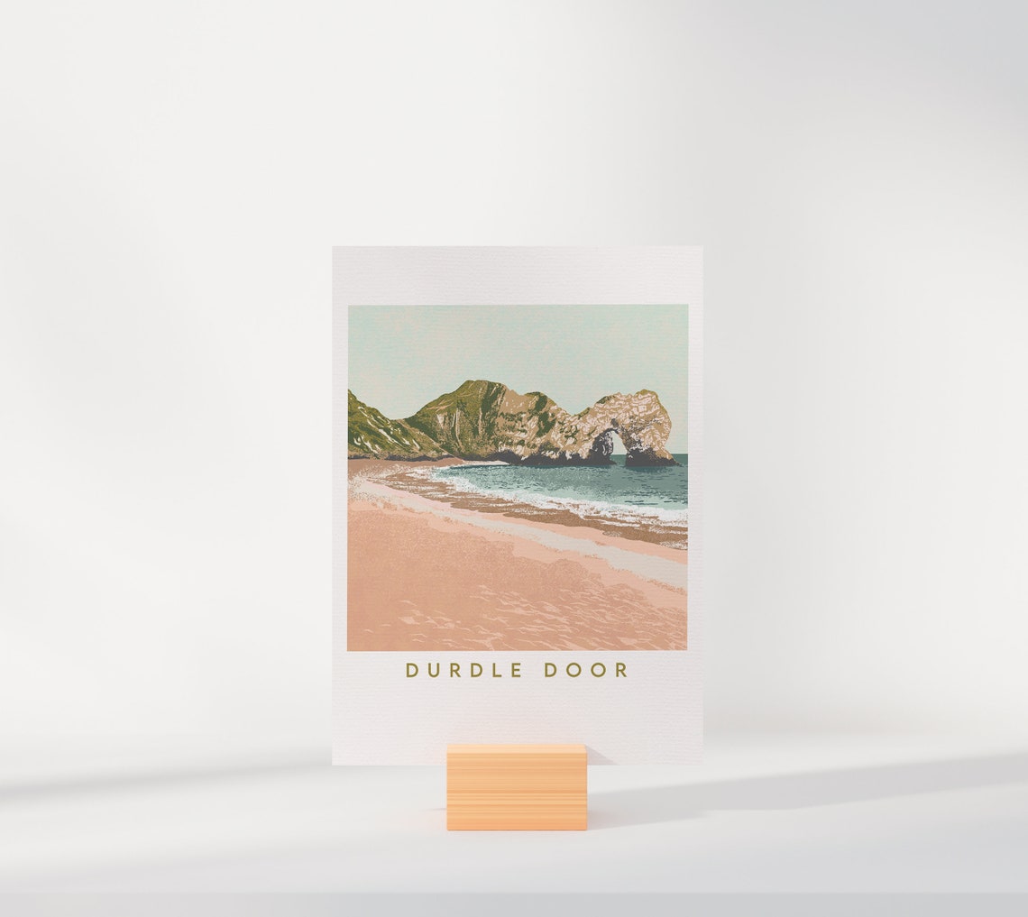 Postcard Set of 4 Set of Mini Nature Prints Illustration - Etsy UK