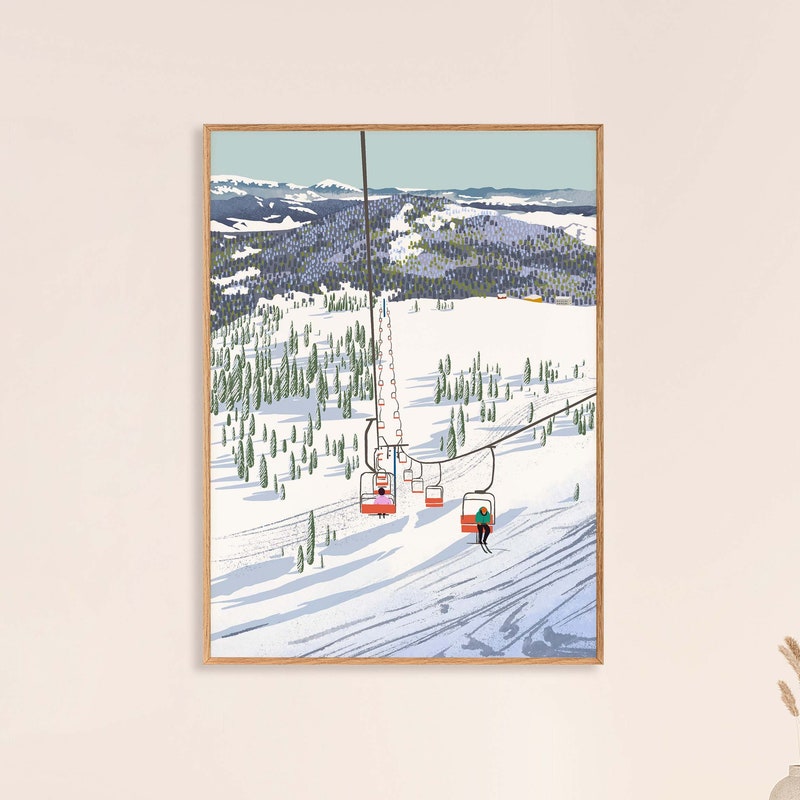 Ski Prints - Etsy