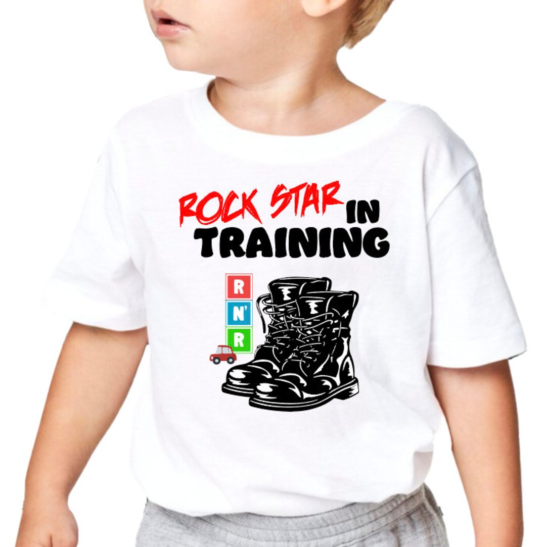 Rock Star in Training - Kids Combat Boots , Pop Punk Glam Rock Heavy ...