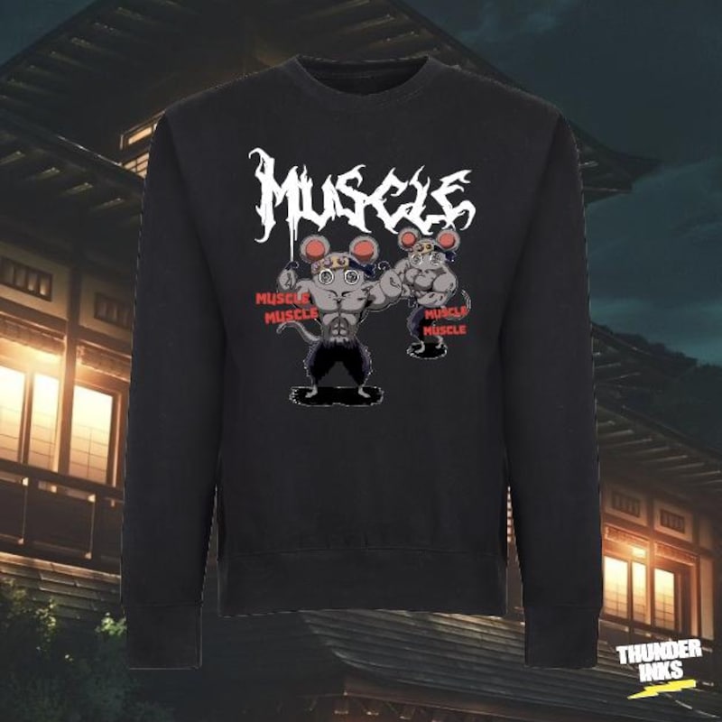 Anime Gym Sweatshirts - Etsy