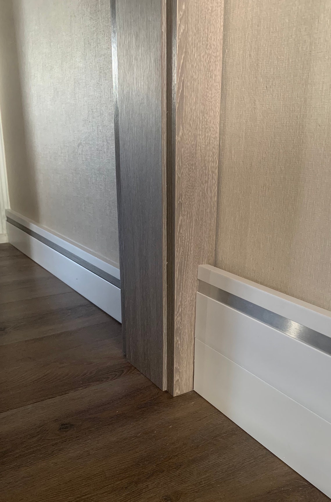 Baseboard Moldings With Stainless Steel Inserts. Great for | Etsy