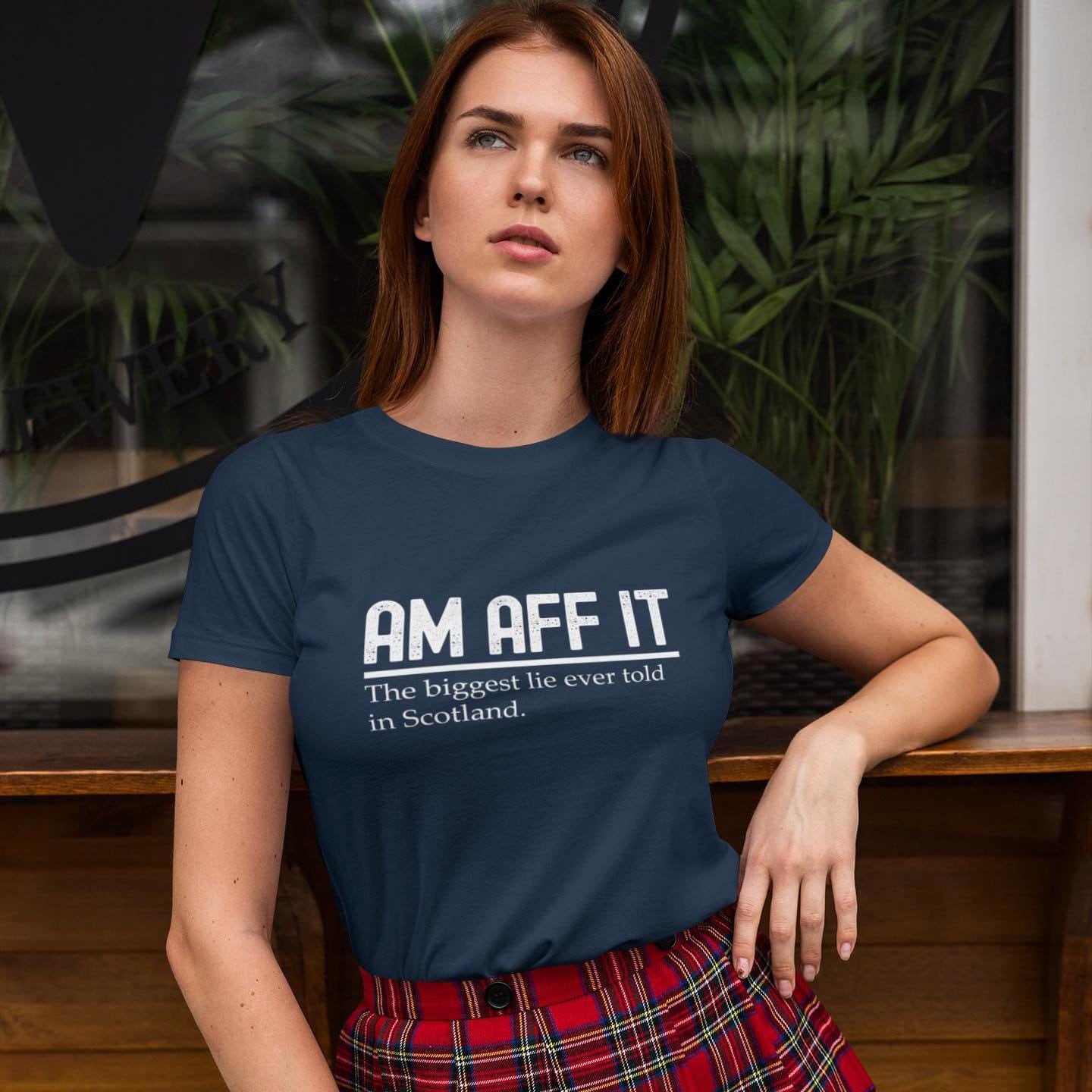 Am Aff It T-shirt | Funny Scotland Shirt | Novelty Gift Offensive ...