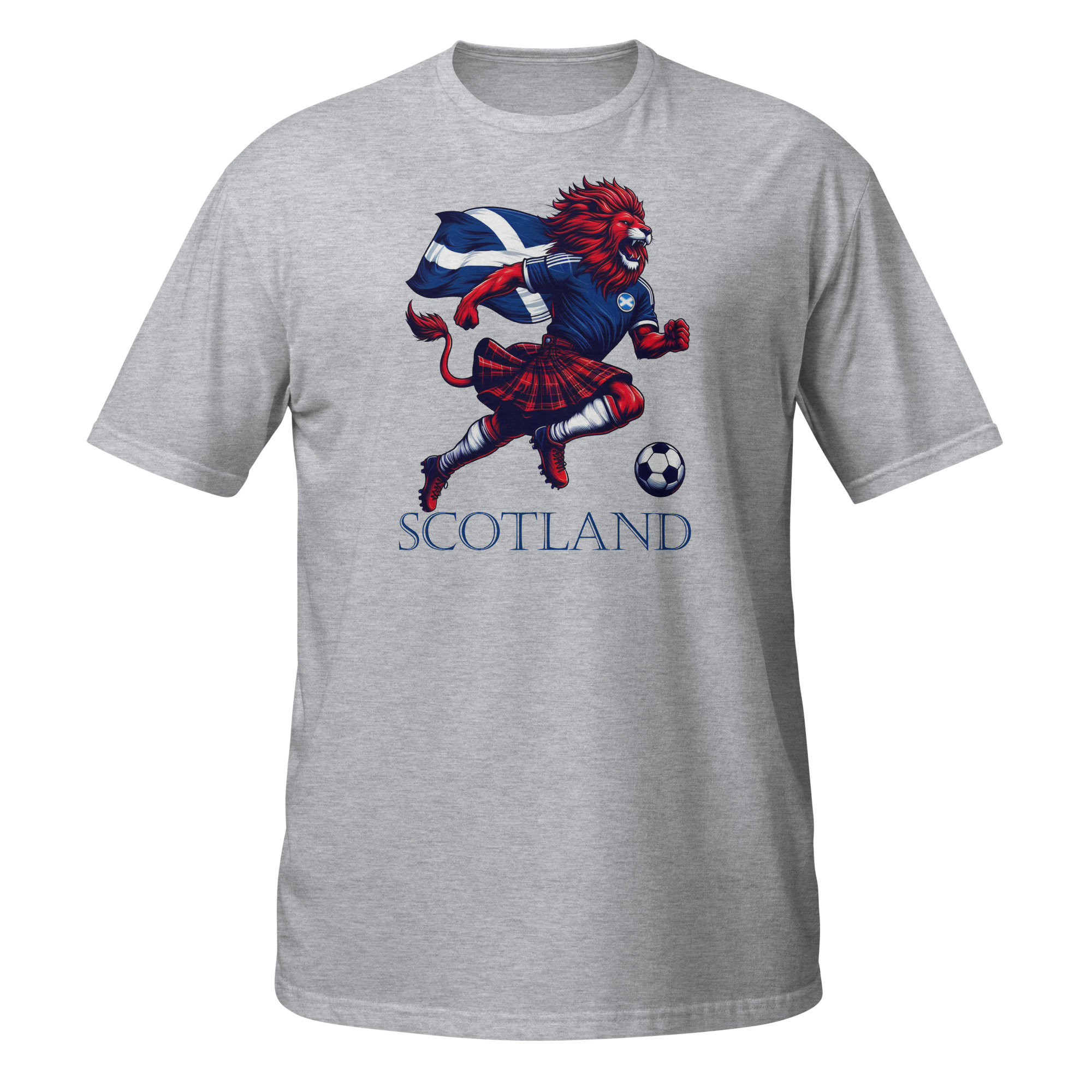 Scotland Lion Rampant Football T-shirt, Saltire Tee, No Scotland No ...
