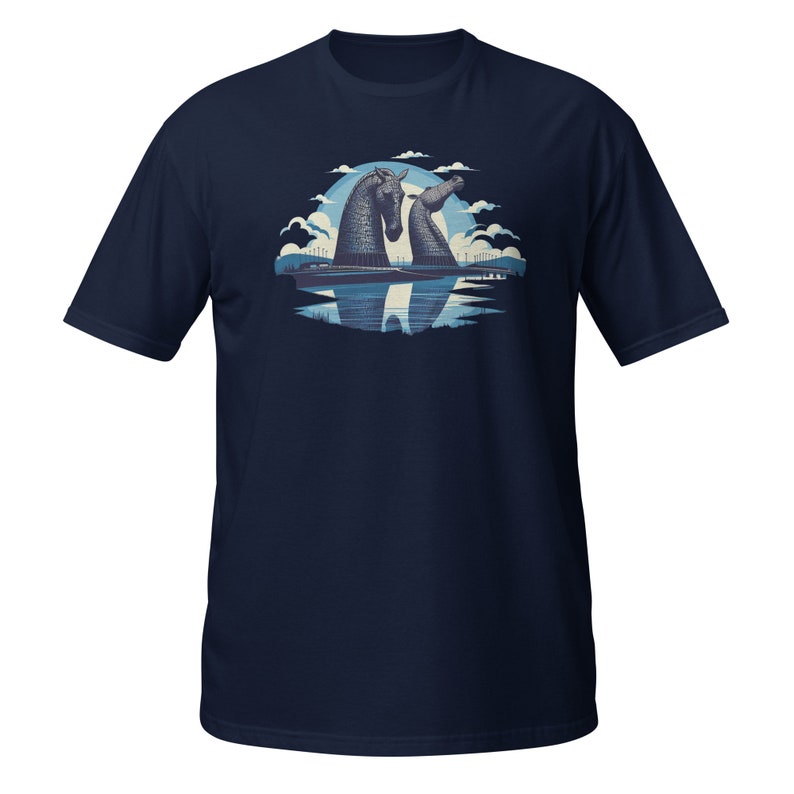 The Kelpies T-shirt: Scottish Folklore, Falkirk Scotland, Unisex Tee - Etsy