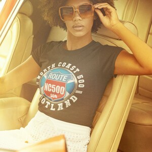 North Coast 500 Scotland Driving Inspired Vintage Design Scottish NC500 ...