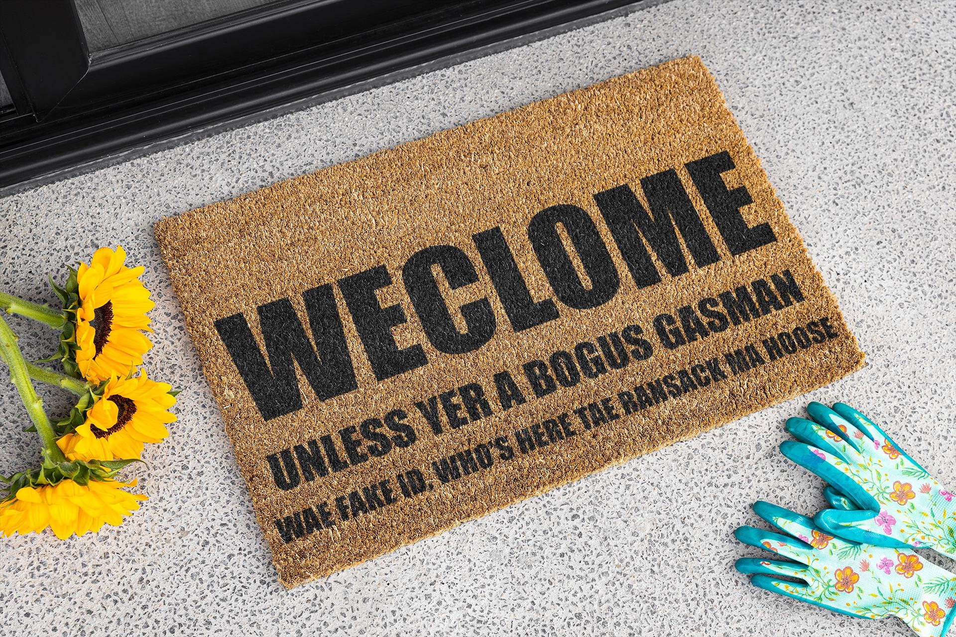 Still Game Door Mat | Weclome Door Mat | Still Game Bogus Gasman ...
