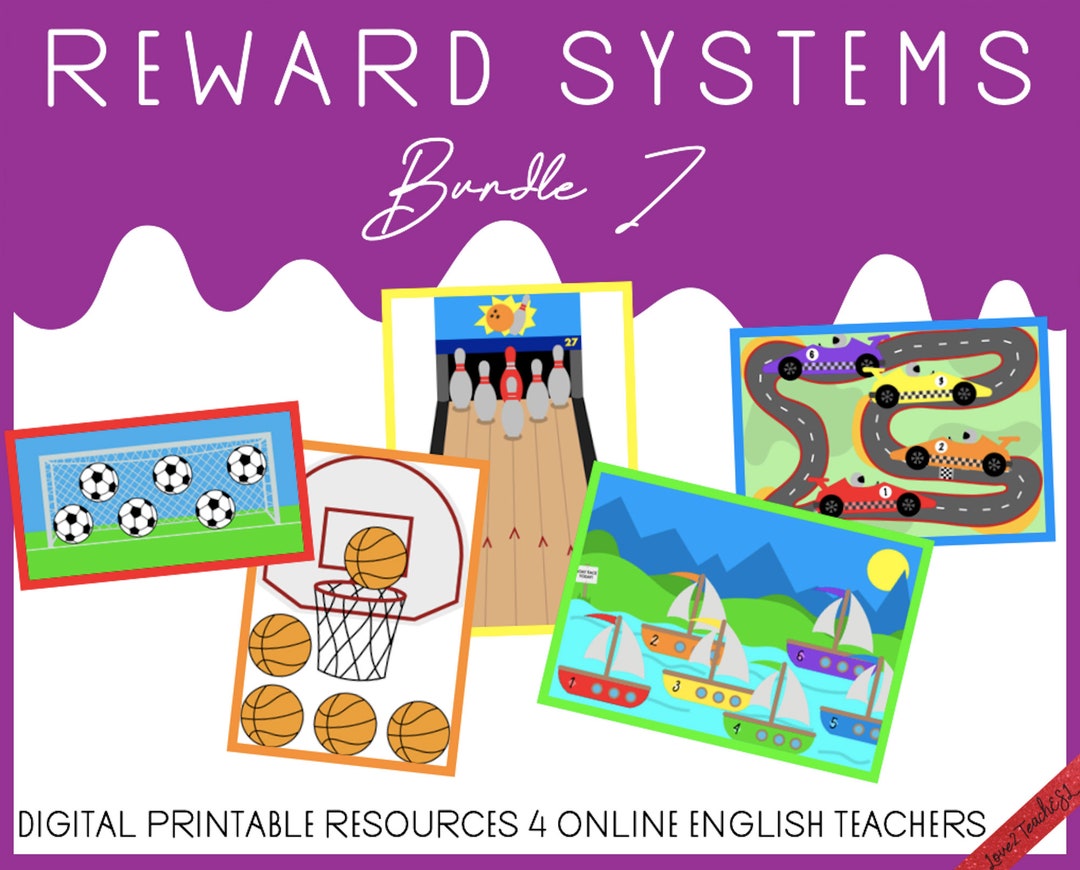 Teaching ESL Reward Systems Bundle 7 | Sports Edition | Printable ...