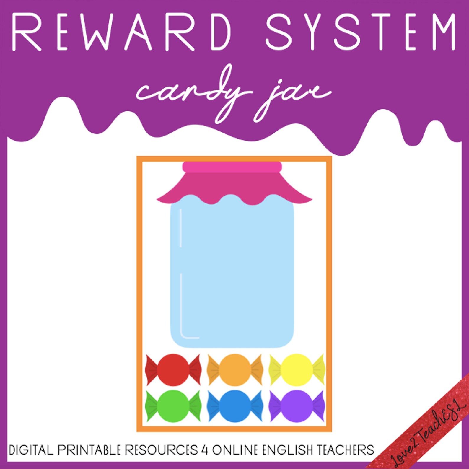 Teaching ESL Reward Systems Bundle 1 | Candy/sweet Edition | Printable ...