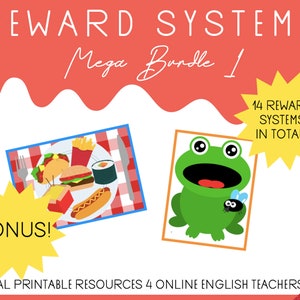 Teaching ESL Reward Systems Mega Bundle 1 | Printable Resources for ...