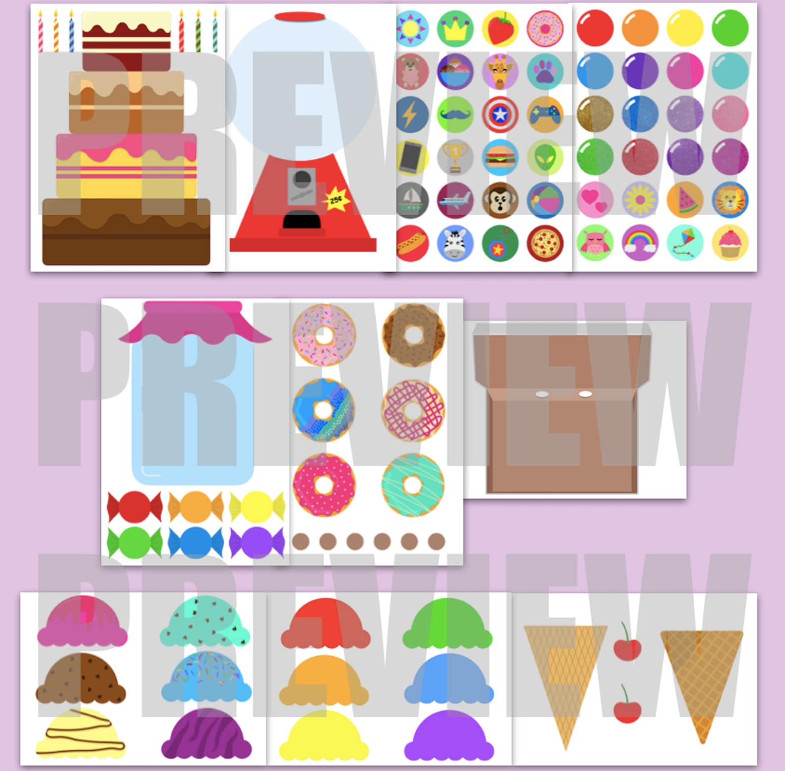 Teaching ESL Reward Systems Bundle 1 | Candy/sweet Edition | Printable ...