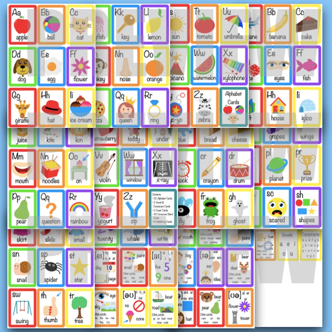 Teaching ESL Alphabet Cards | Teaching Props | Printable Resources for ...
