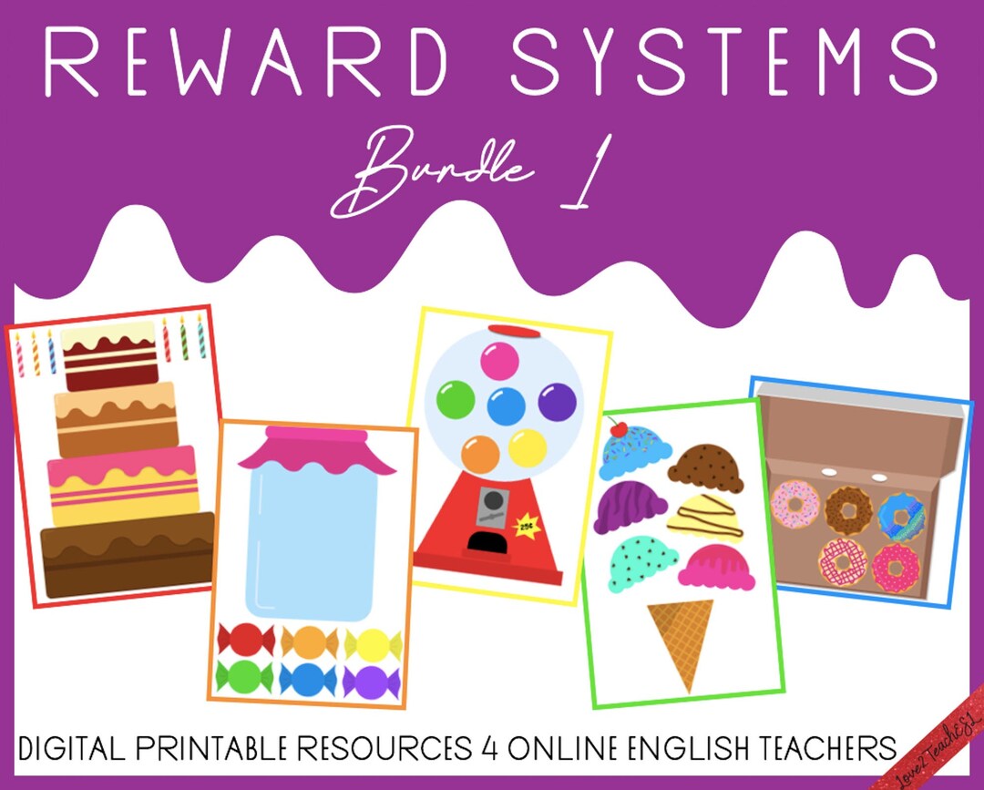 Teaching ESL Reward Systems Bundle 1 | Candy/sweet Edition | Printable ...