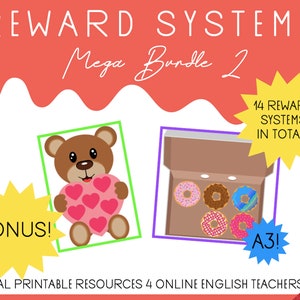 Teaching ESL Reward Systems Mega Bundle 2 | Printable Resources for ...