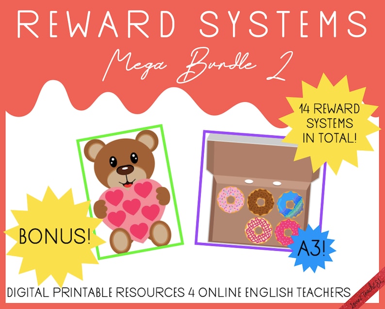 Teaching ESL Reward Systems Mega Bundle 2 | Printable Resources for ...