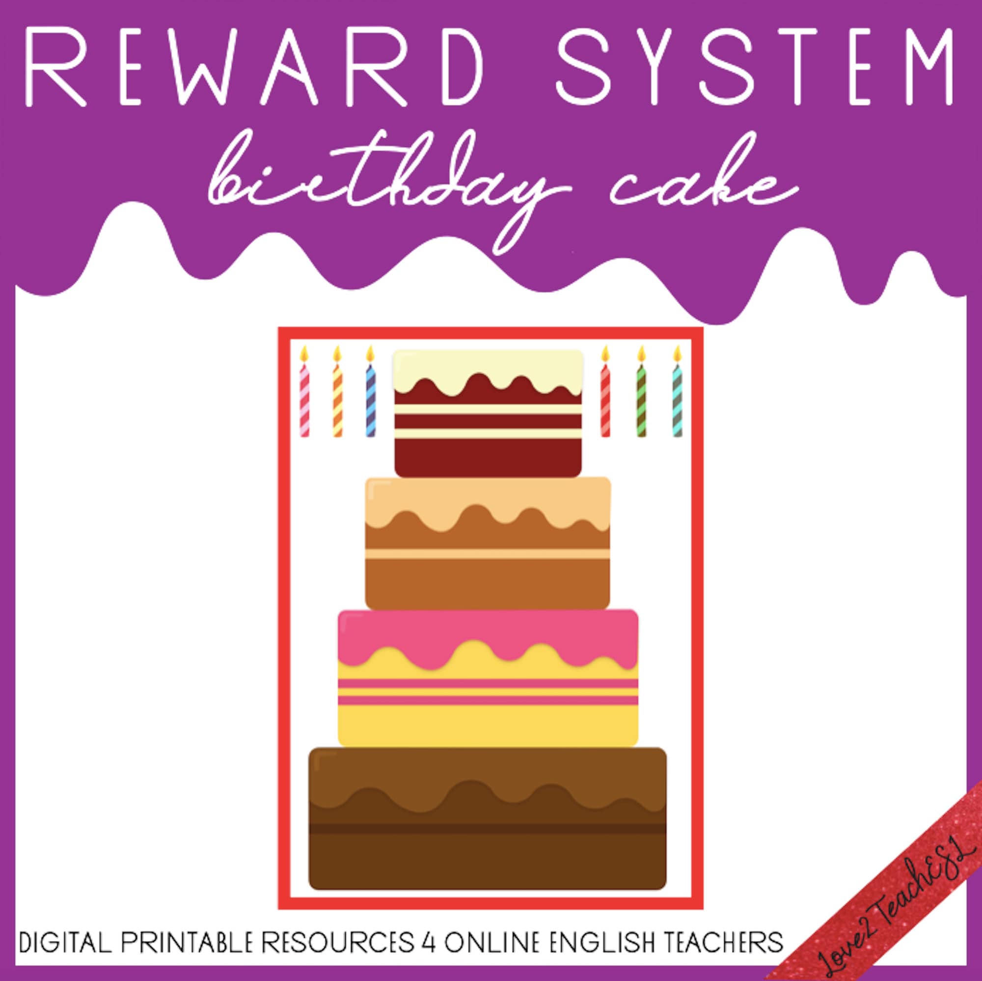 Teaching ESL Reward Systems Bundle 1 | Candy/sweet Edition | Printable ...