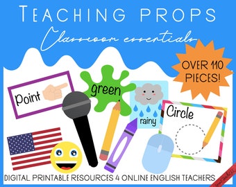 Teaching ESL Food & Drink Props | Printable Resources for Online ...