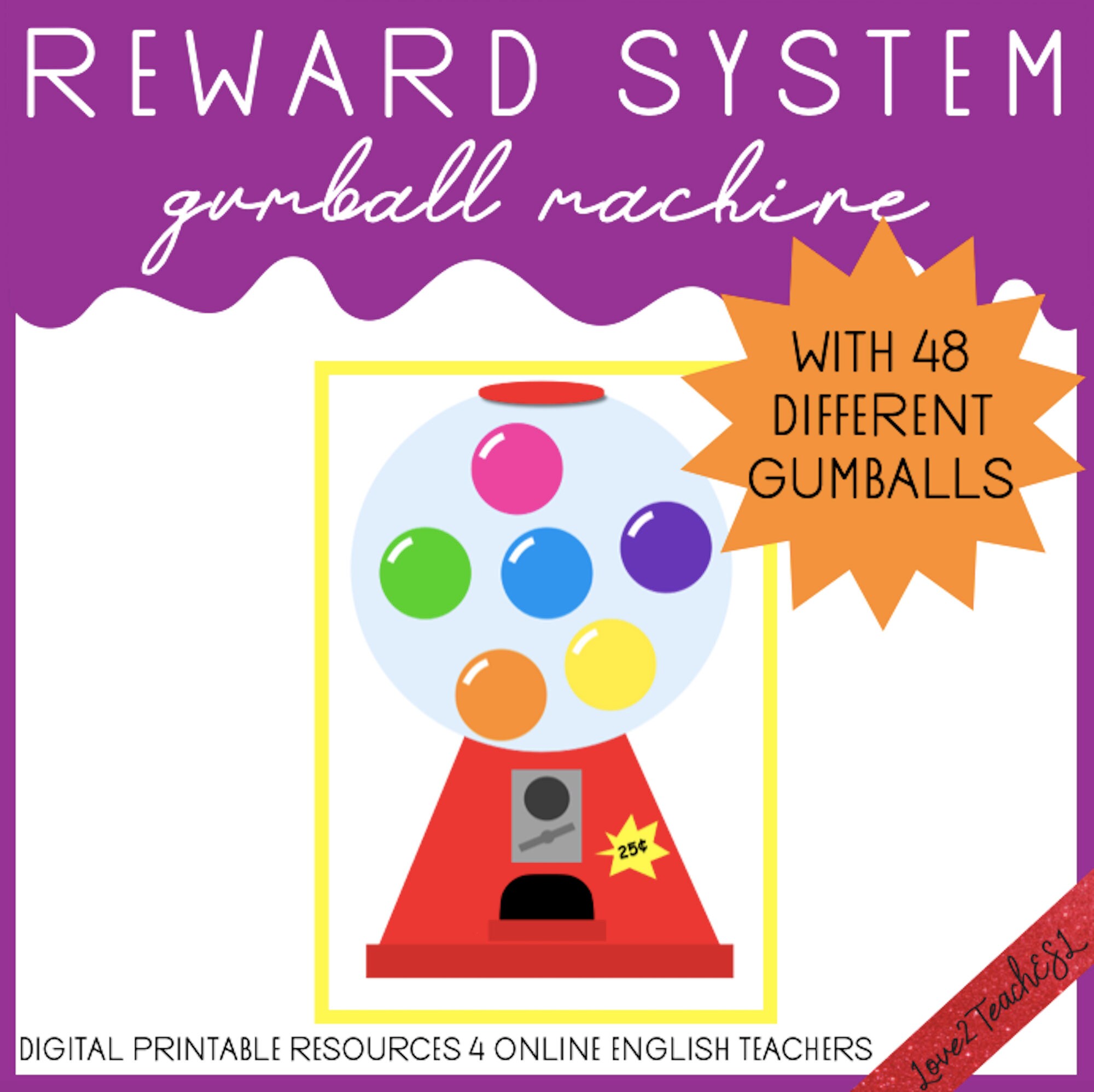 Teaching ESL Reward Systems Bundle 1 | Candy/sweet Edition | Printable ...