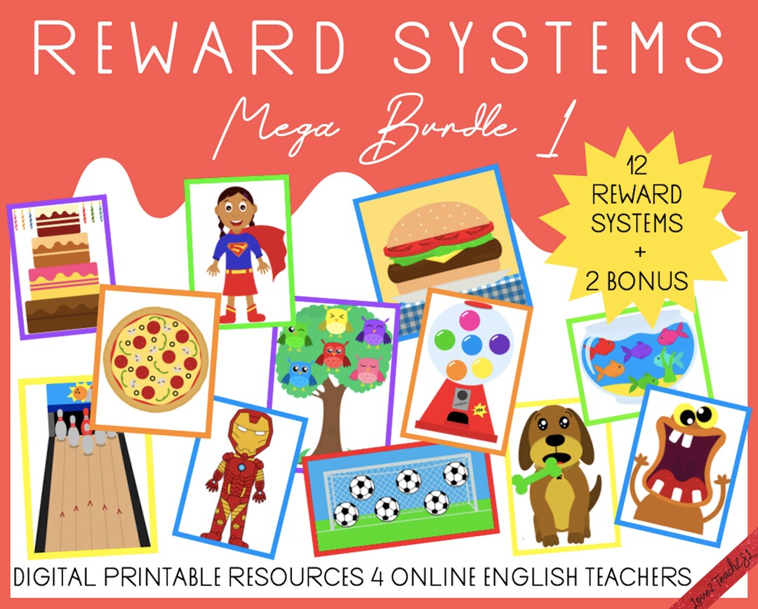 Teaching ESL Reward Systems Mega Bundle 1 | Printable Resources for ...
