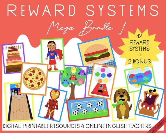 Teaching ESL Reward Systems Mega Bundle 1 Printable | Etsy